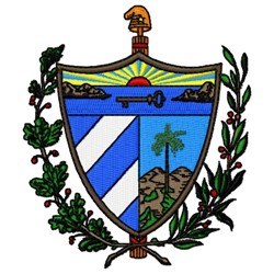 Cuban Crest Embroidery Design | EmbroideryDesigns.com