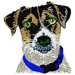 Jack Russell Embroidery Design | EmbroideryDesigns.com