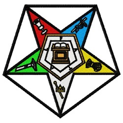 Grand Chapter Eastern Star Embroidery Design | EmbroideryDesigns.com