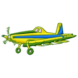 Propeller Airplane Embroidery Design | EmbroideryDesigns.com