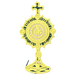Monstrance Embroidery Design | EmbroideryDesigns.com