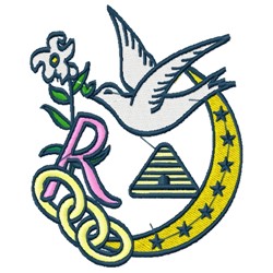 Rebecca Logo Embroidery Design | EmbroideryDesigns.com