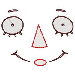 Raggedy Ann Face Embroidery Design | EmbroideryDesigns.com