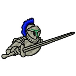 Medieval Knight Embroidery Design | EmbroideryDesigns.com