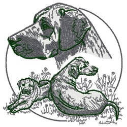 Rhodesian Ridgeback Embroidery Design | EmbroideryDesigns.com