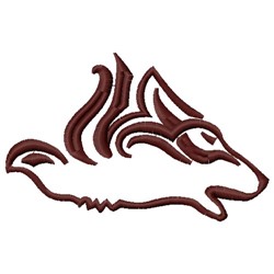 Wolf Head Embroidery Design | EmbroideryDesigns.com