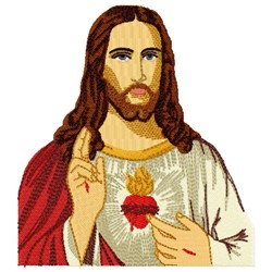 Jesus Christ Embroidery Design | EmbroideryDesigns.com