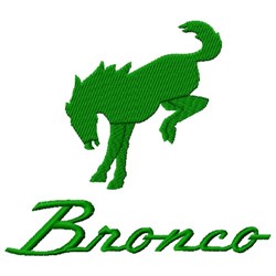 Bronco Embroidery Design | EmbroideryDesigns.com