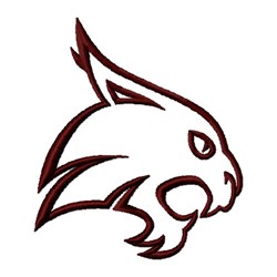 Wildcat Head Embroidery Design | EmbroideryDesigns.com