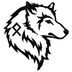 Wolf Head Embroidery Design | EmbroideryDesigns.com
