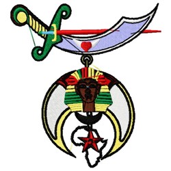 Shriners Logo Embroidery Design | EmbroideryDesigns.com