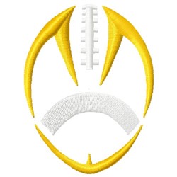 Football Outline Embroidery Design | EmbroideryDesigns.com