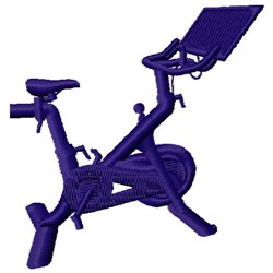 Exercise Bike Embroidery Design | EmbroideryDesigns.com