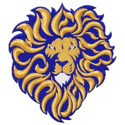 Lion Head Embroidery Design | EmbroideryDesigns.com