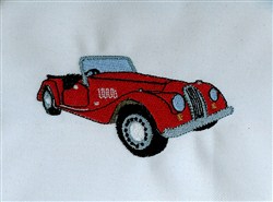 Free Morgan Classic Car Embroidery Design | EmbroideryDesigns.com