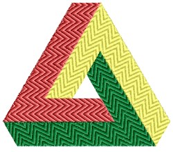 Free Color Triangle Embroidery Design | EmbroideryDesigns.com