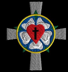 Free Lutheran Cross Embroidery Design | EmbroideryDesigns.com