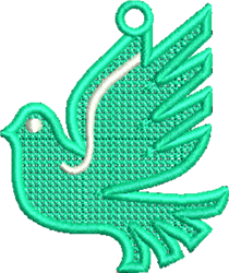 FSL Dove Embroidery Design | EmbroideryDesigns.com