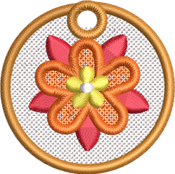 FSL Flower Embroidery Design | EmbroideryDesigns.com