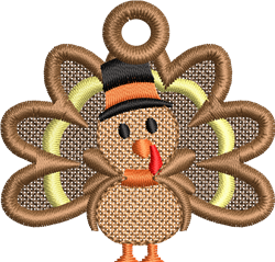 FSL Turkey Embroidery Design | EmbroideryDesigns.com