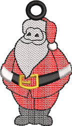 FSL Santa Embroidery Design | EmbroideryDesigns.com