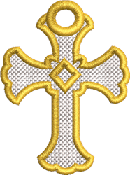 FSL Cross Embroidery Design | EmbroideryDesigns.com
