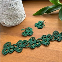FSL Shamrock Jewelry Embroidery Design | EmbroideryDesigns.com
