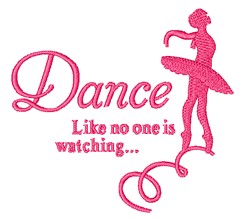 Dance Embroidery Design | EmbroideryDesigns.com
