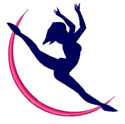Lady Dancer Embroidery Design | EmbroideryDesigns.com