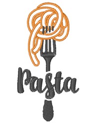 Pasta Embroidery Design | EmbroideryDesigns.com
