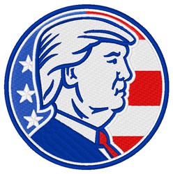 Donald Trump Embroidery Design | EmbroideryDesigns.com