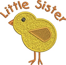 Free Little Sister Embroidery Design | EmbroideryDesigns.com