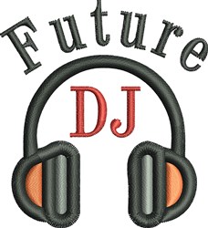 Future DJ Embroidery Design | EmbroideryDesigns.com