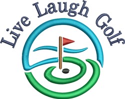 Modern Golf Embroidery Design | EmbroideryDesigns.com