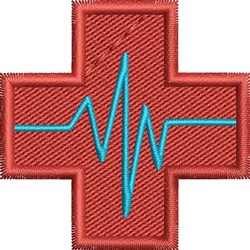 Red Cross Embroidery Design | EmbroideryDesigns.com