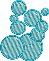 Bubbles Embroidery Design | EmbroideryDesigns.com