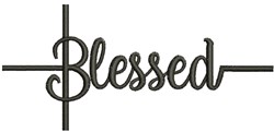 Blessed Embroidery Design | EmbroideryDesigns.com