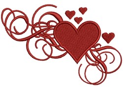 Love Hearts Embroidery Design | EmbroideryDesigns.com