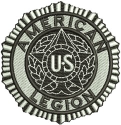 American Legion Embroidery Design | EmbroideryDesigns.com