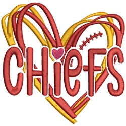 Chiefs Embroidery Design | EmbroideryDesigns.com