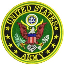 United States Army Embroidery Design | EmbroideryDesigns.com