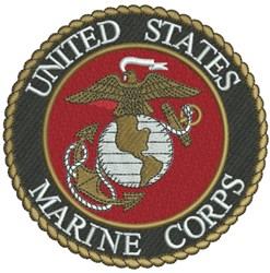 United States Marine Corps Embroidery Design | EmbroideryDesigns.com