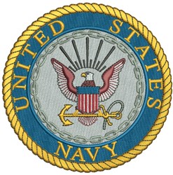 United States Navy Embroidery Design | EmbroideryDesigns.com