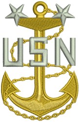 US Navy Embroidery Design | EmbroideryDesigns.com