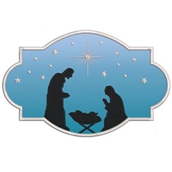 Nativity Embroidery Design | EmbroideryDesigns.com