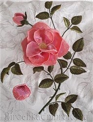 3D Roses Embroidery Design | EmbroideryDesigns.com