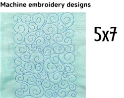 Quilt Curls Embroidery Design | EmbroideryDesigns.com