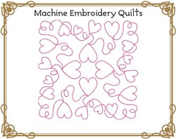 Heart Stipple Embroidery Design | EmbroideryDesigns.com