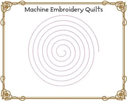 Spiral Embroidery Design | EmbroideryDesigns.com