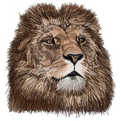 Lion Head Embroidery Design | EmbroideryDesigns.com